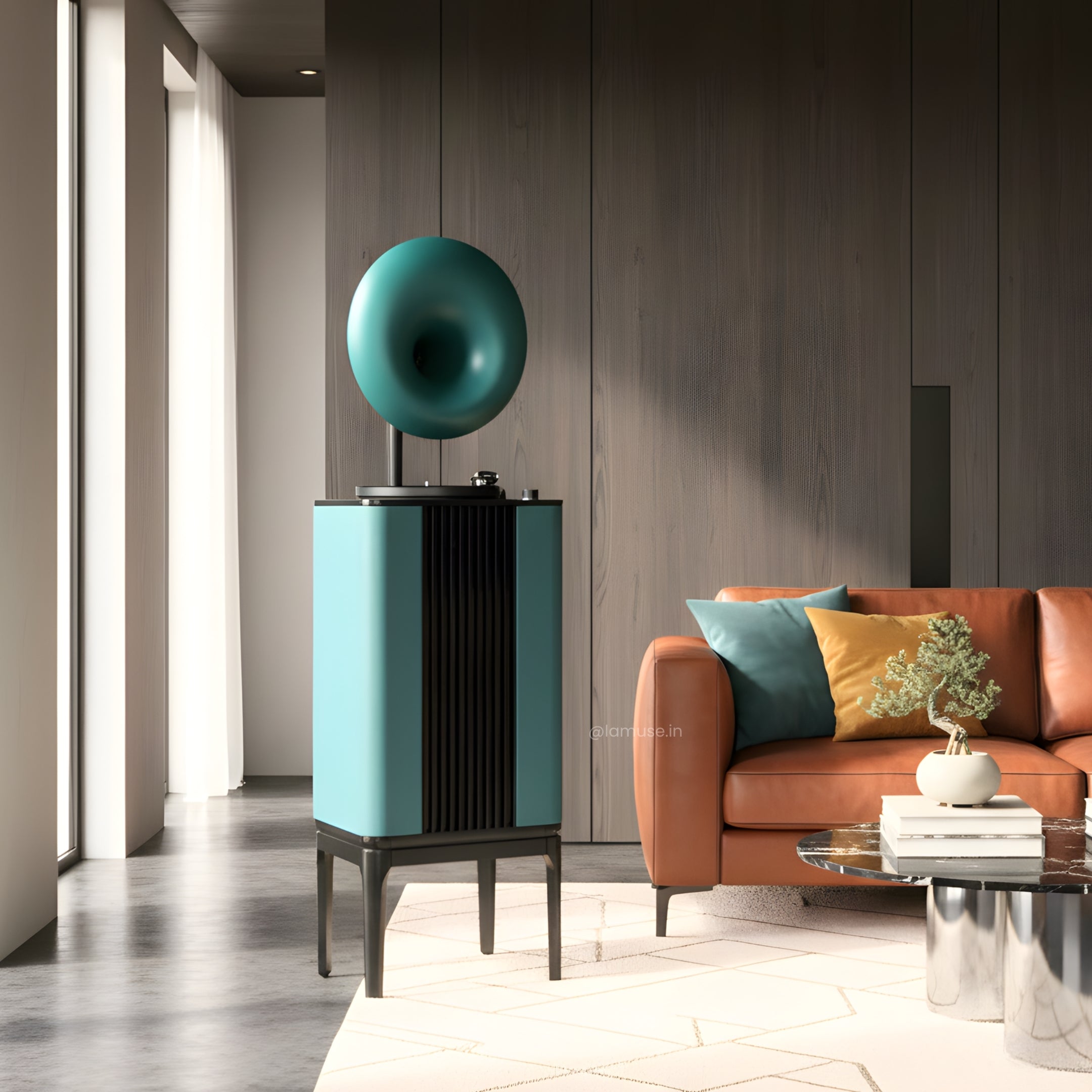 Symphony ~ 5 feet Tall Working Gramophone Sculpture for Luxury Home ...