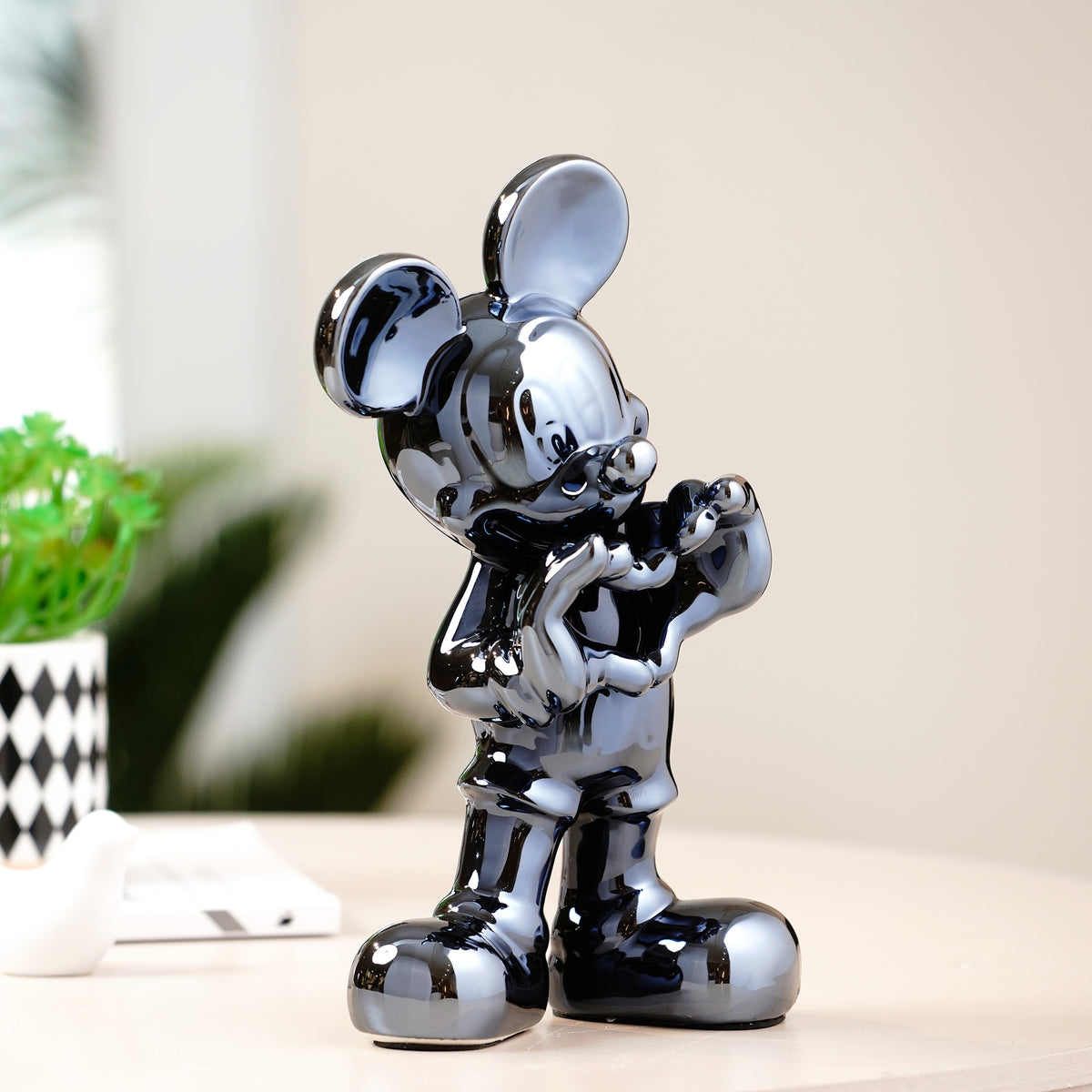 Glimpses of Innocence: Ceramic Mickey Mouse Table Showpiece - Midnight ...