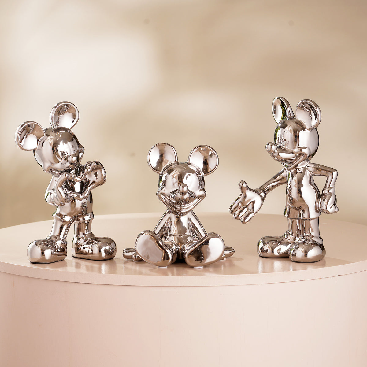 Glimpses of Innocence : Ceramic Mickey Mouse Table Showpiece - Silver ...